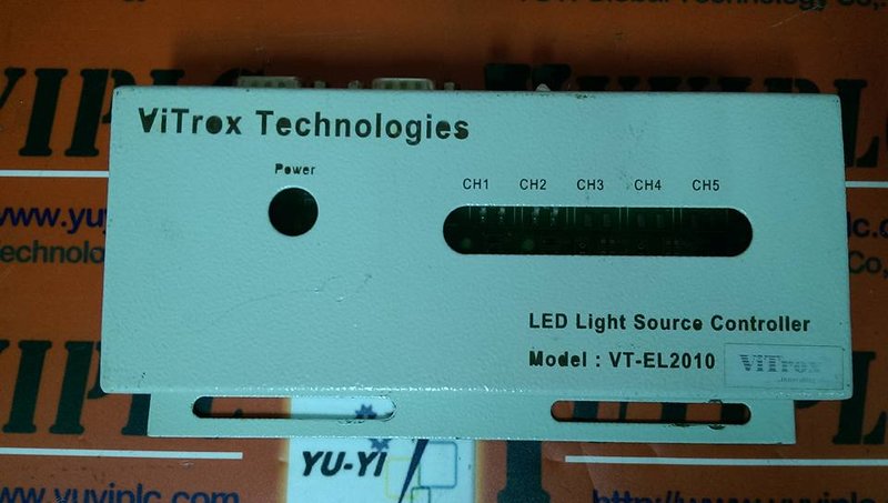 VITROX LED LIGHT SOURCE CONTROLLER VT-EL2010 - 裕益科技自動化設備可程式編碼器PLC分散式控制系統DCS